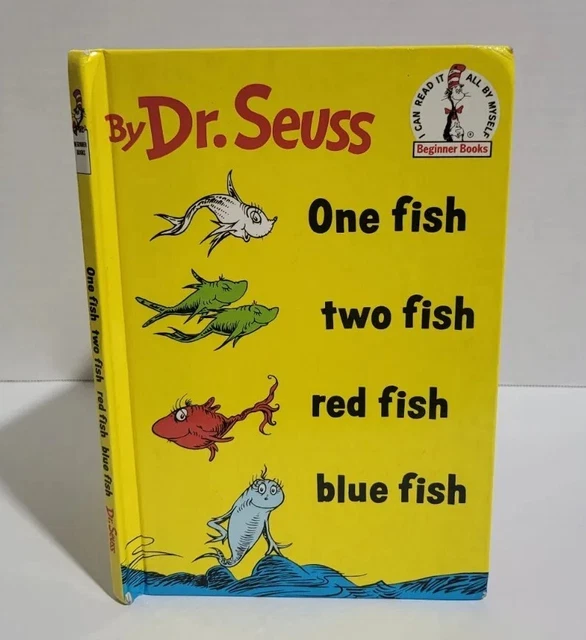 1988 DR. SEUSS One Fish Two Fish Red Fish Blue Fish I Can It All By ...