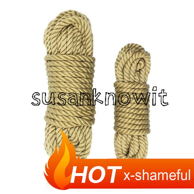 10M/5M BINDING HEMP Rope Shibari Restraint For Couples Game Soft $17.59 ...