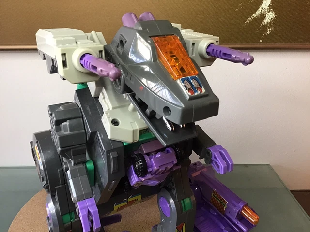 VINTAGE 1986 G1 TRANSFORMERS TRYPTICON DECEPTICON BASE w/FULL TILT ...