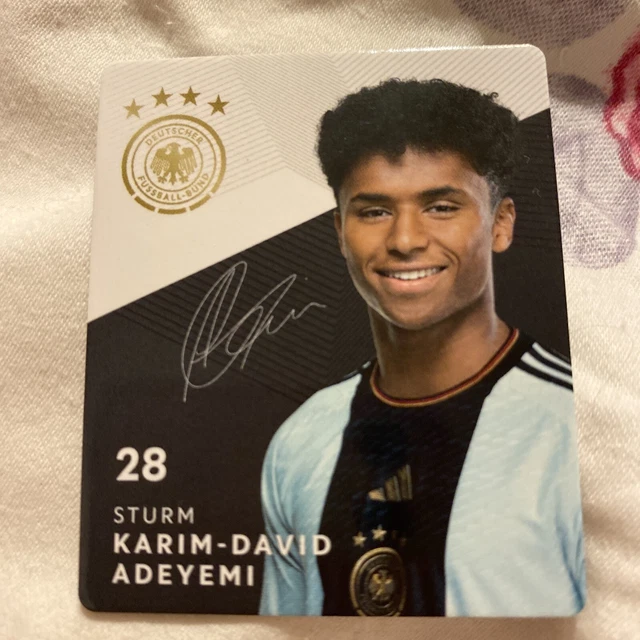 REWE WM 2022 DFB Sticker Nr.28 Karim-David Adeyemi Neu EUR 1,00 ...