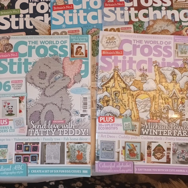 THE WORLD OF Cross Stitching Magazines - £5.00 - PicClick UK