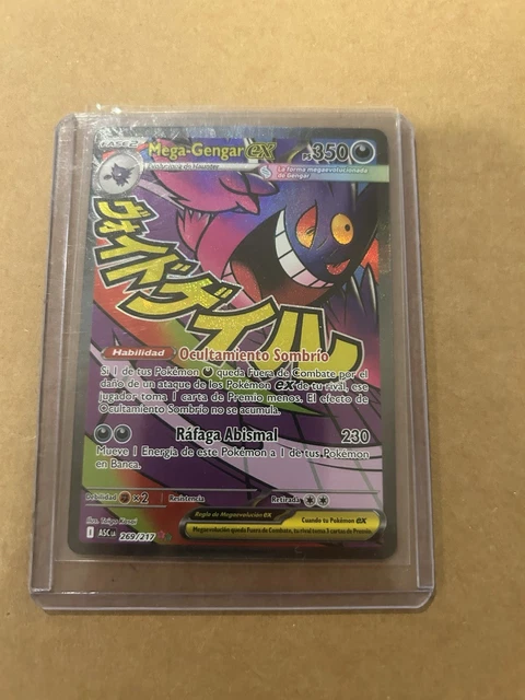 SPANISH 2026 POKEMON Ascended Heroes Mega Gengar ex Attack Rare #269/ ...