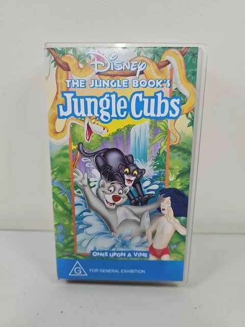 THE JUNGLE BOOK'S Jungle Cubs Walt Disney VHS once apon a vine Gc $15. ...