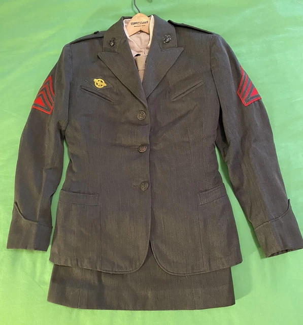 WW2 WOMEN’S MARINE Corps Reserve Sergeant Uniform 1943 £424.84 ...