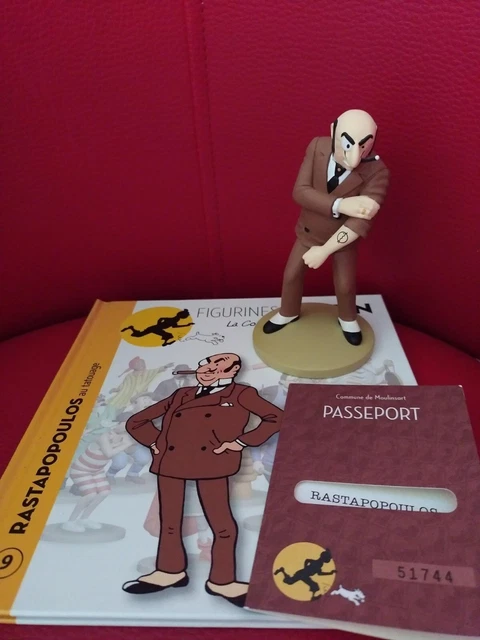 FIGURINE TINTIN COLLECTION officielle. rastapopoulos au tatouage EUR 9 ...