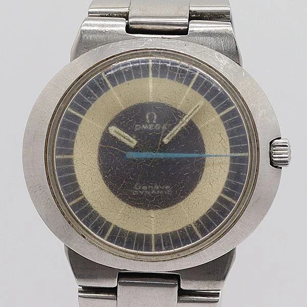 OMEGA GENEVE DYNAMIC TOOL 107 Uhr handgerollt silber x blau 240628T EUR ...