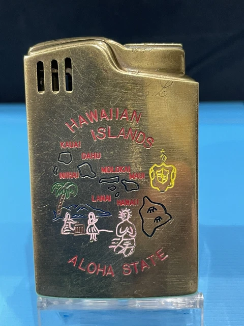 RARE HADSON &HAWAIIAN Islands" Blue bird Musical Lighter Pat#141409 EUR ...