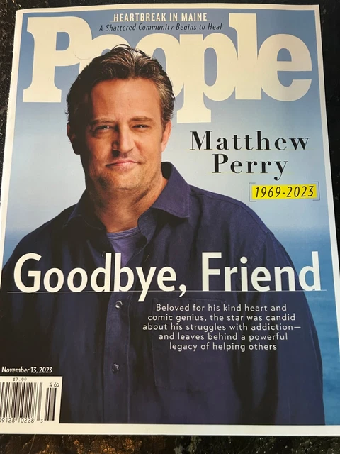 PEOPLE MAGAZINE 2023, MATTHEW PERRY TRIBUTE, FRIENDS, MARK HARMON ...