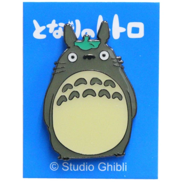 STUDIO GHIBLI MY Neighbor Totoro - Big Totoro with Lotus Pin Badge (T ...