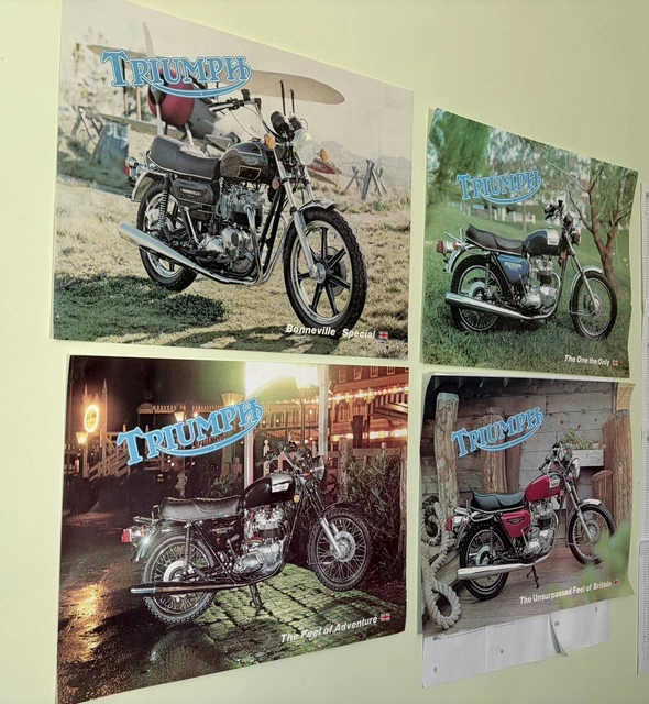 RARE! T140 MERIDEN Triumph T140D Bonneville 750 Special motorcycle ...