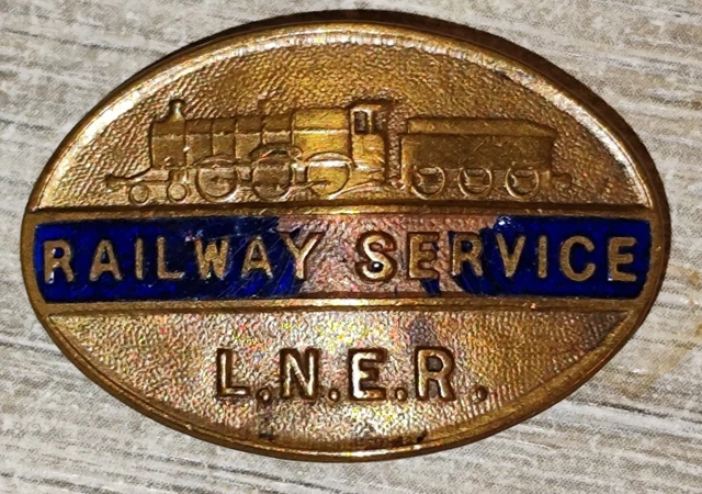 WW2 LNER RAILWAY Service Badge - Fattorini & Sons B’ham - Stamped E ...