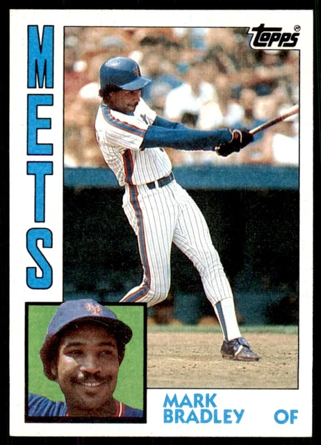 1984 TOPPS CARDS Mark Bradley recrue des Mets de New York #316 EUR 2,08 ...