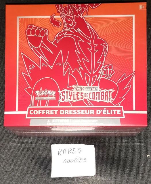COFFRET DRESSEUR D’ELITE ETB Pokemon EB5 Styles de combat rouge neuf et ...