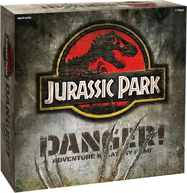 RAVENSBURGER JURASSIC PARK Danger! Adventure Dinosaur Strategy Board ...