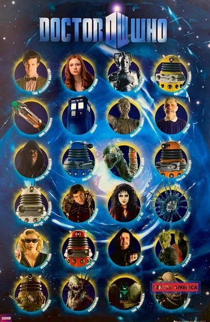 DOCTOR WHO FULL Cast Collage Poster 24 x 36 £48.80 - PicClick UK