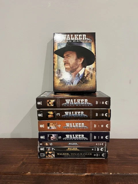WALKER TEXAS RANGER Complete Series 1-8 Seasons DVD TV Show Chuck ...