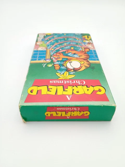 A GARFIELD CHRISTMAS VHS Tape 1991 Animated CBS Holiday Cartoon Special ...