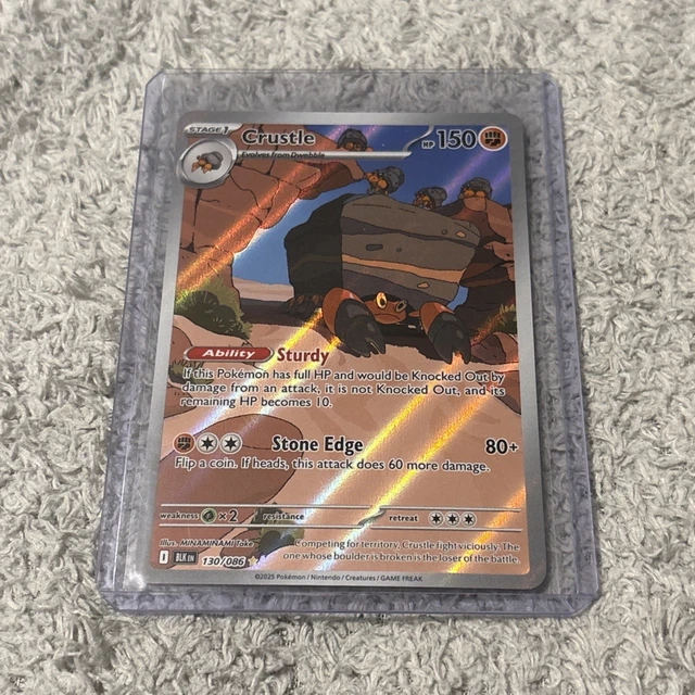 POKÉMON TCG CRUSTLE 130/086 Sv Black Bolt English Mint Condition £5.97 ...