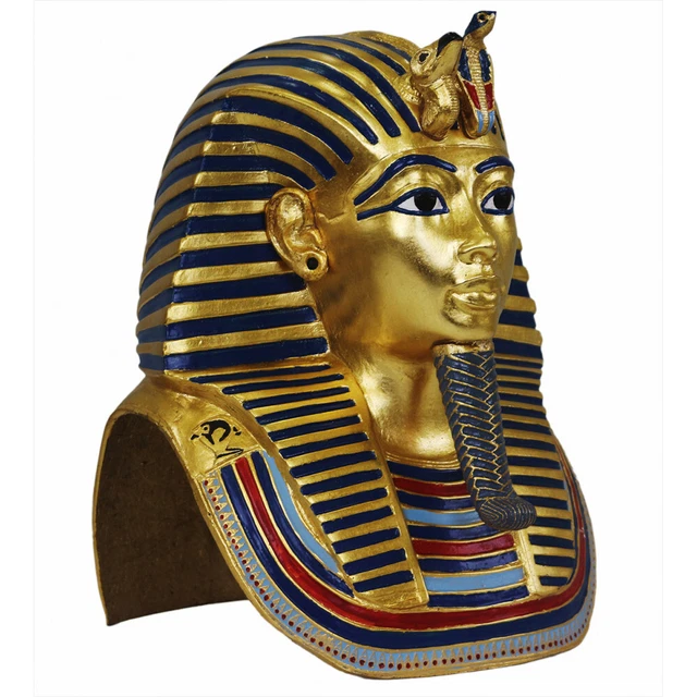 EGYPTIAN PHARAOH KING Tutankhamun Mask, Museum Replica with Certificate ...
