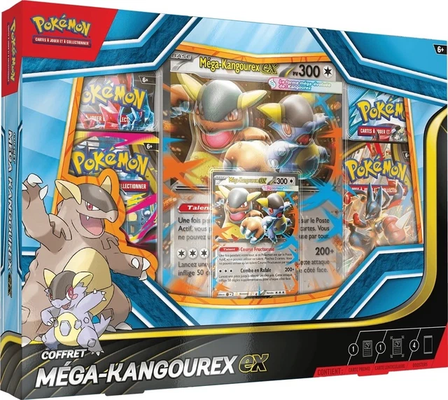COFFRET MÉGA-KANGOUREX EX – Pokémon FR – Neuf Scellé EUR 1,00 - PicClick FR