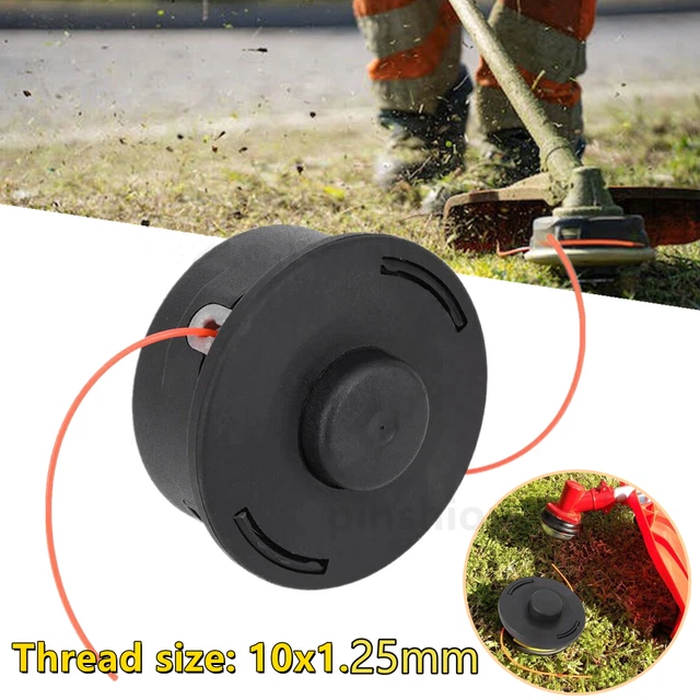 UNIVERSAL REPLACE PETROL Trimmer Head Strimmer Bump Feed Line Spool ...