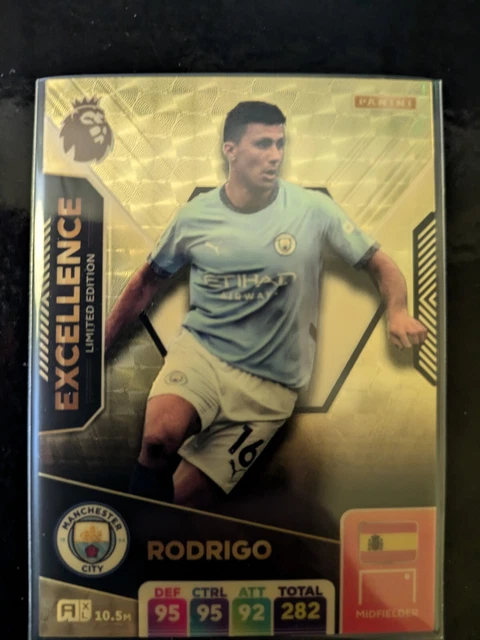 PANINI ADRENALYN XL Premier League 2025 Rodrigo Excellence Card. (Mint ...