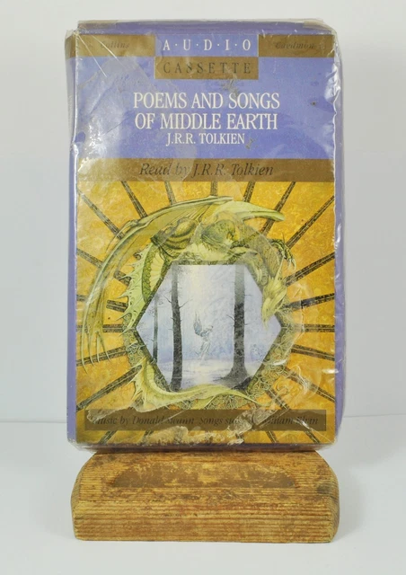 RARE COLLINS POEMS & Songs Of Middle Earth Audio Cassette J R R Tolkien ...