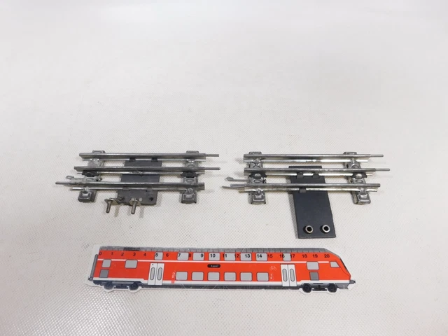 2 X VOIE de raccordement en tôle Märklin échelle 0 13 cm pour... EUR 85 ...