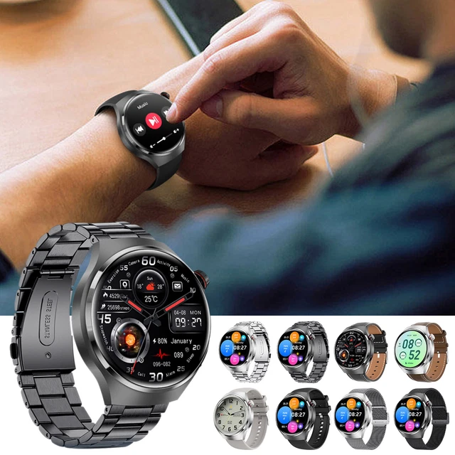 GT4 PRO SMART Watch NFC GPS Tracker Bluetooth Chiamata Sport Orologi ...