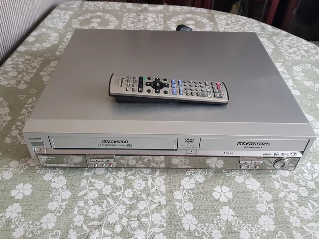 PANASONIC SILVER DMR-E75V DVD VHS Combi Recorder Player Tested Copy VHS ...