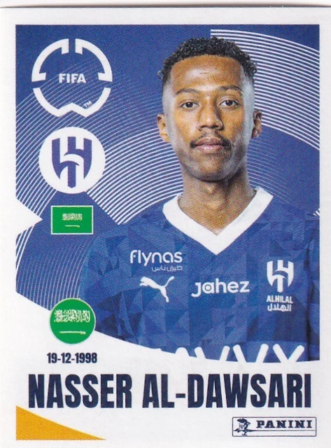 PANINI 2025 FIFA Club World Cup 25 Sticker Numéro 506 Nasser Al-Dawsari ...