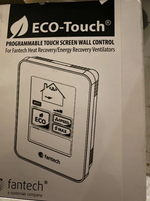 FANTECH ECO-TOUCH PROGRAMMABLE wall control $100.00 - PicClick CA