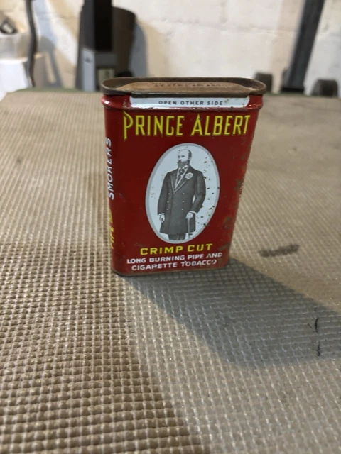VINTAGE 1970'S PRINCE Albert "In A Can" Crimp Cut Tobacco EMPTY Pocket ...