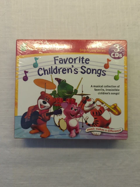BABY GENIUS FAVORITE Children's Songs 3 CDs Box Set Sing-A-Long Series ...