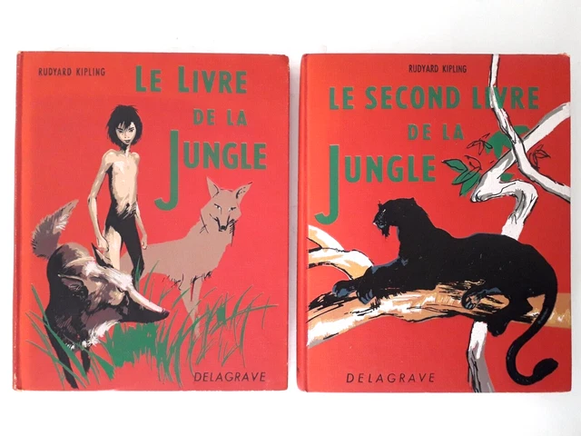 &LE LIVRE DE la jungle" & "Le second livre de la jungle" / R. Kipling ...