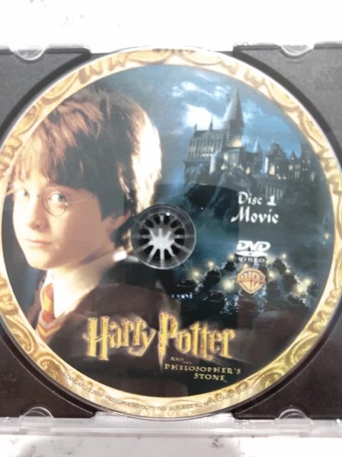 HARRY POTTER & The Philosophers Stone Disc 1 DVD 2000 Warner Bros ...