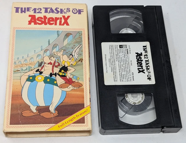THE 12 TASKS of Asterix - Volume 2 (VHS, 1990) Animated VERY RARE ...