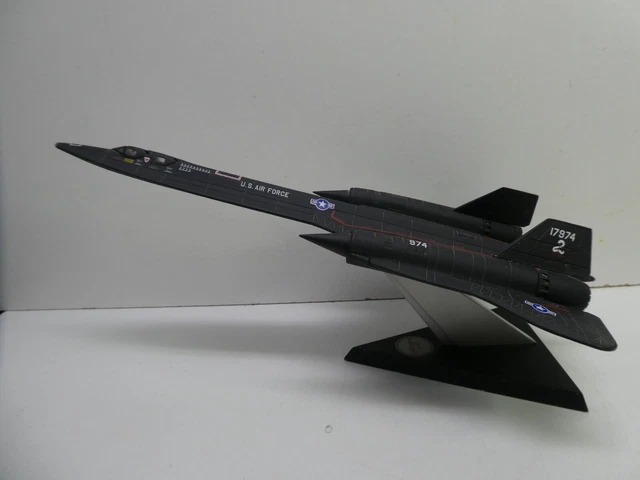 VINTAGE SR-71 BLACKBIRD Jet Airplane Plane Franklin Mint 1992 Precision ...