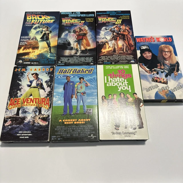 VINTAGE VHS CLASSIC Movie Lot Cult Classics Sci Fi Rom Com Comedy ...