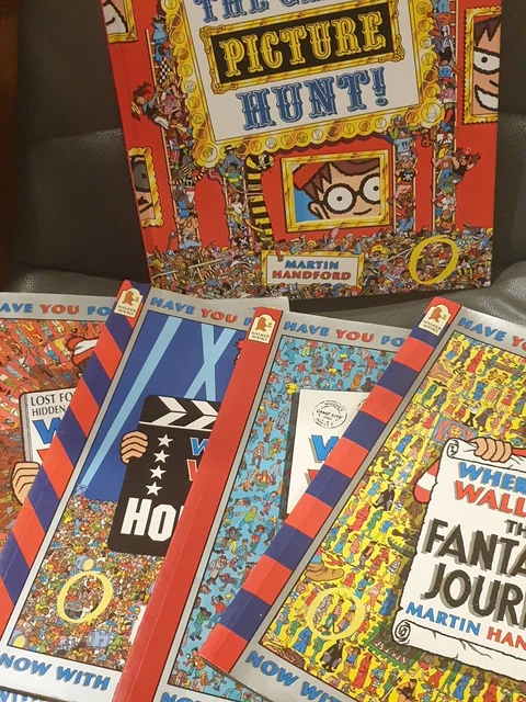 WHERE'S WALLY PICTURE Books x 5 Find Wally Waldo? Martin Handford £11. ...