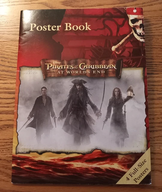 DISNEY PIRATES OF the Caribbean at world's end - Poster book - 4 ...