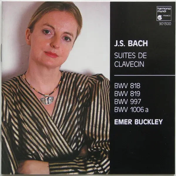 CD JOHANN SEBASTIAN Bach - Emer Buckley Suites De Clavecin Harmonia ...