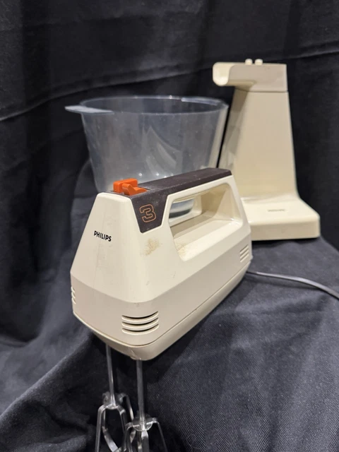 VINTAGE PHILIPS 3 speed Food Mixer HR1190 - 1970s £42.30 - PicClick UK