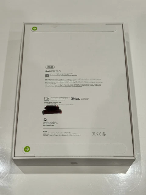 APPLE IPAD 11TH Gen. (A16) - 128GB - (Silver) - Wi-Fi BRAND NEW SEALED ...