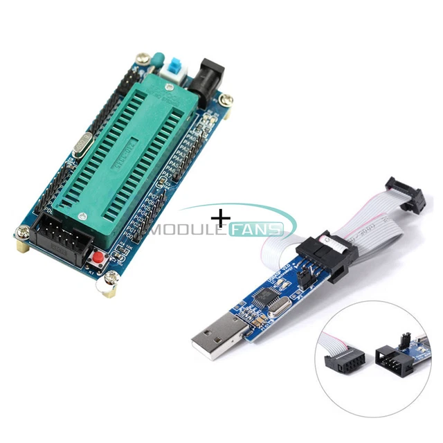 PROGRAMMER AVR MINIMUM System Board ATMEGA16 ATmega32 + USB ISP USBasp ...