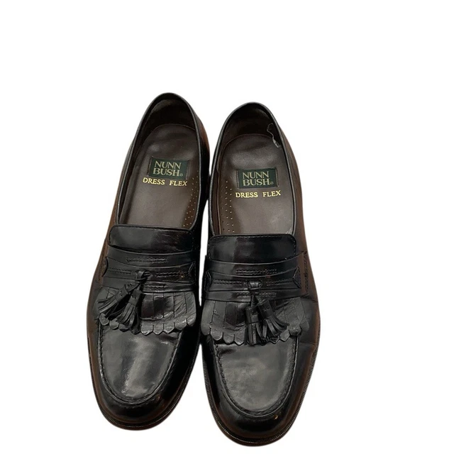 NUNN BUSH LEATHER Black and Brown Oxfords with Durable Sole size 9.5 £ ...
