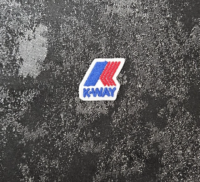 PATCH TOPPA REPLICA K-WAY KWAY 2,5x,2,5cm Ricamata Termoadesiva o da ...