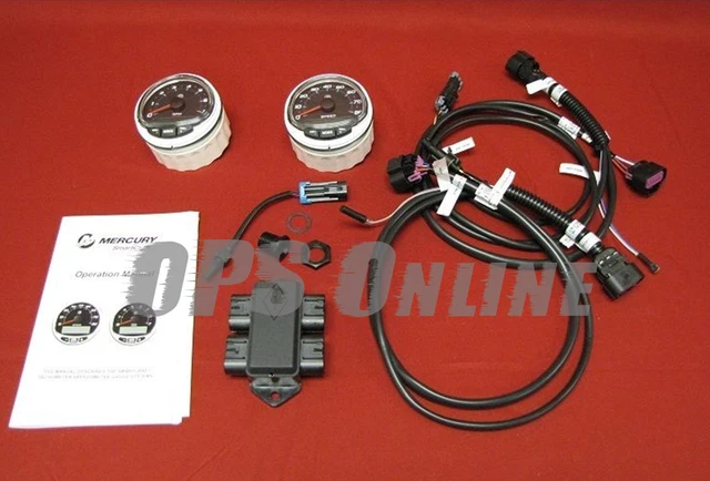 MERCURY SMARTCRAFT SC1000 Tachometer Speedometer Helm Kit 79-8M0135633 ...