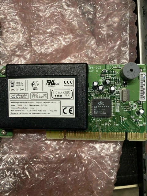 CONEXANT MODEM HSFI CX1152-11 F-1156I RJ11 RU US V.92 PCI 56k PCI RE1 EUR 19,85 - PicClick IT