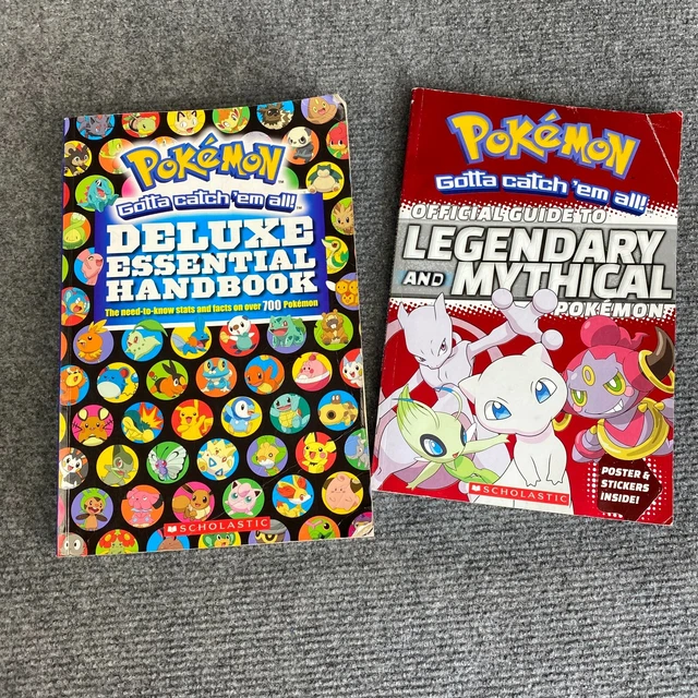 POKEMON BOOK BUNDLE: Guide to Legendary & Mythical Deluxe Essential ...